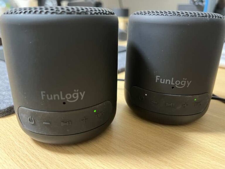 FunLogy Portable Miniレビュー！Bluetooth以外の接続もできる音質の良いコンパクトポータブルスピーカー